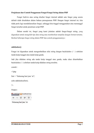 Tugas modul fungsi | DOCX