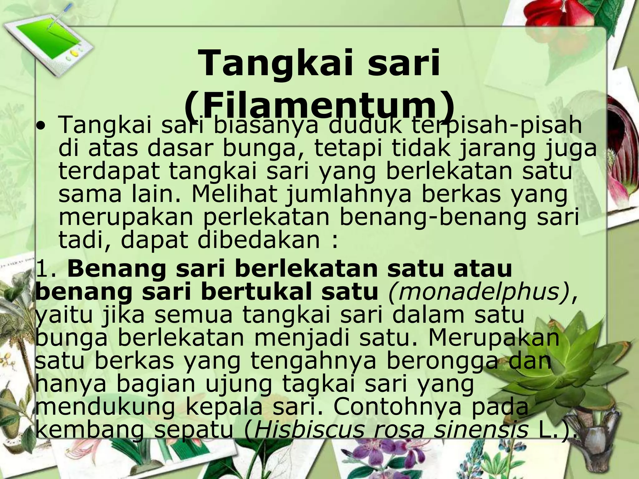 bagian-bagian bunga | PPTX