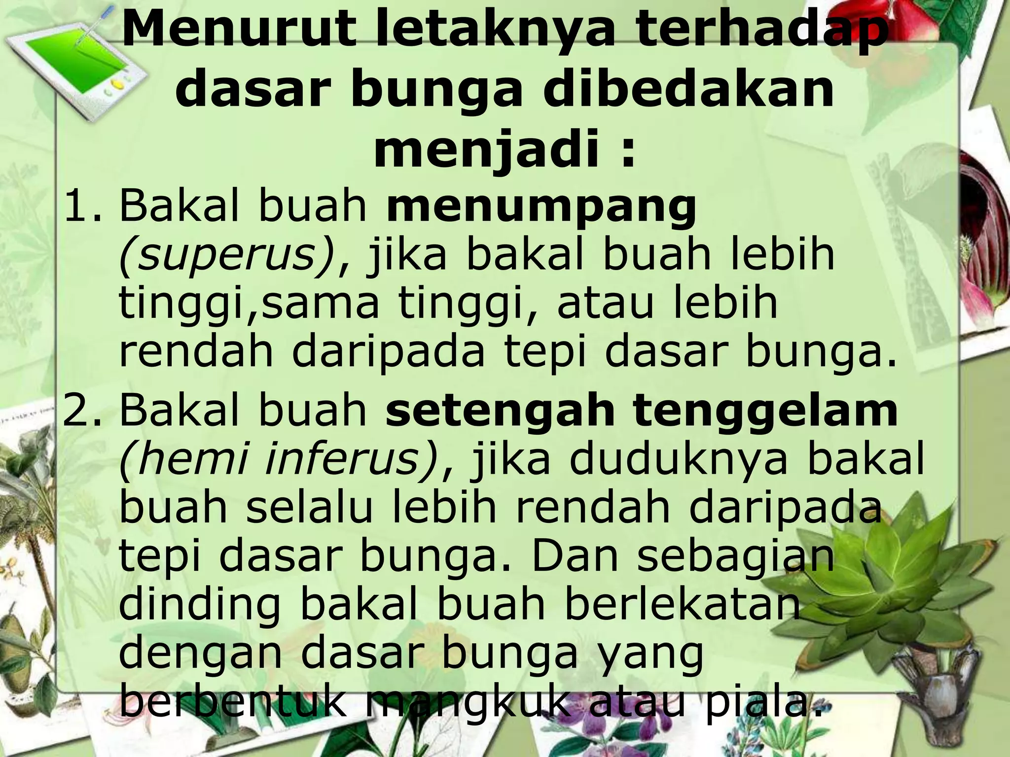 bagian-bagian bunga | PPTX