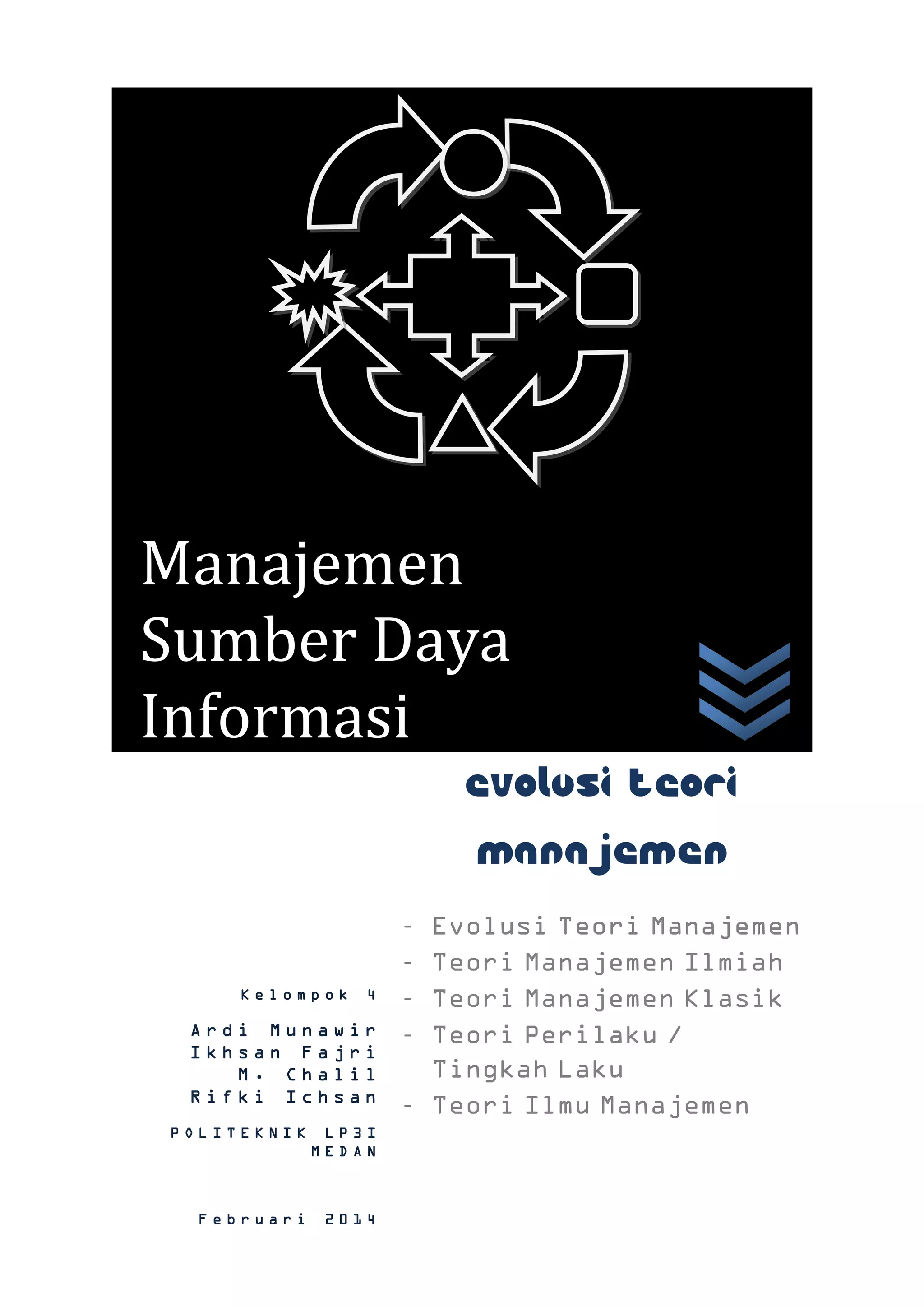 Evolusi Teori Manajemen | Manajemen Sumber Daya Informasi MSDI | PDF