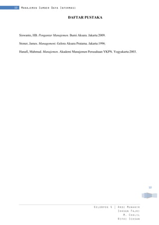 Evolusi Teori Manajemen | Manajemen Sumber Daya Informasi MSDI | PDF