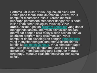 Virus Komputer | PPTX