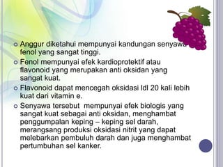 Anggur untuk Obat Kanker | PPTX