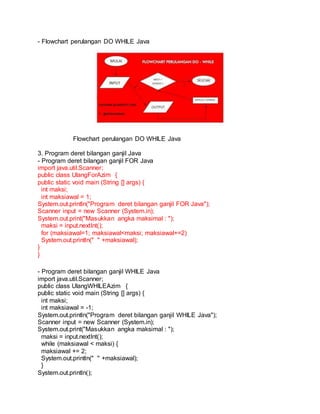 Makalah Perulangan Java | PDF
