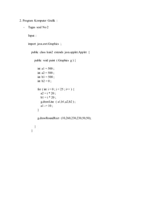 Tugas no 2 | PDF