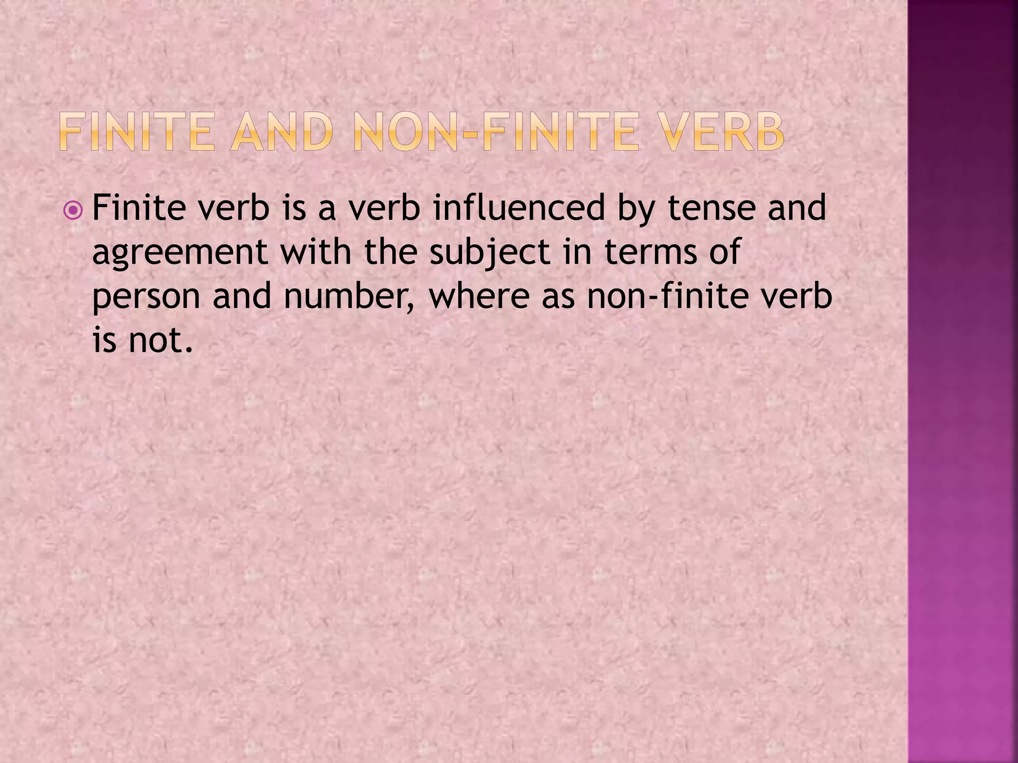 Power Point materi Verb | PPTX