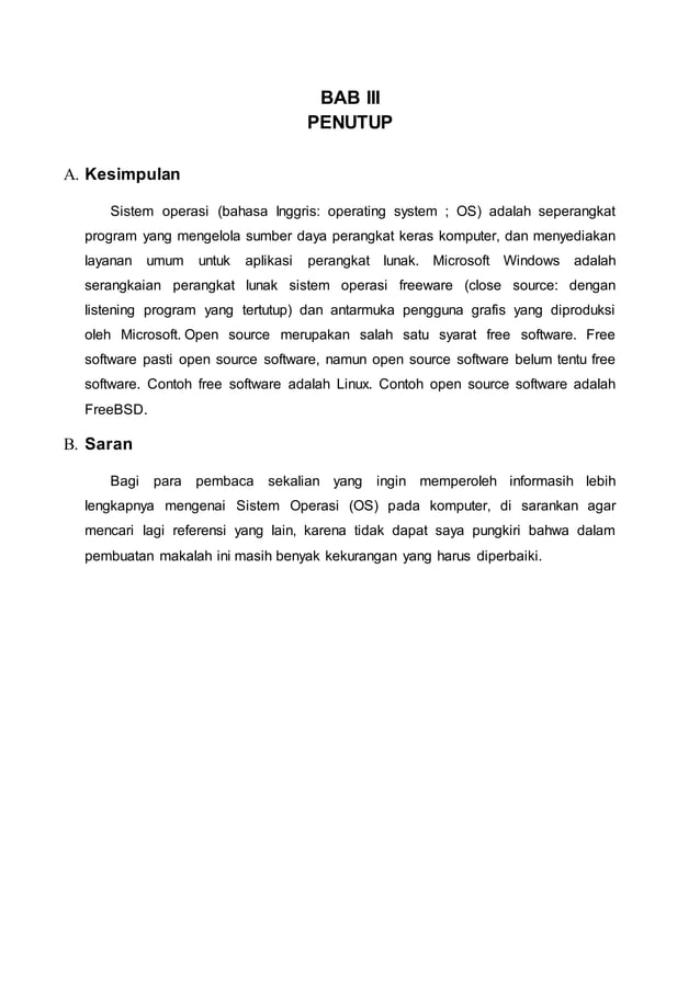 Tugas open source dan close source | PDF