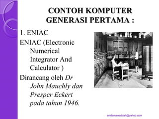 Sejarah Perkembangan Komputer | PPT