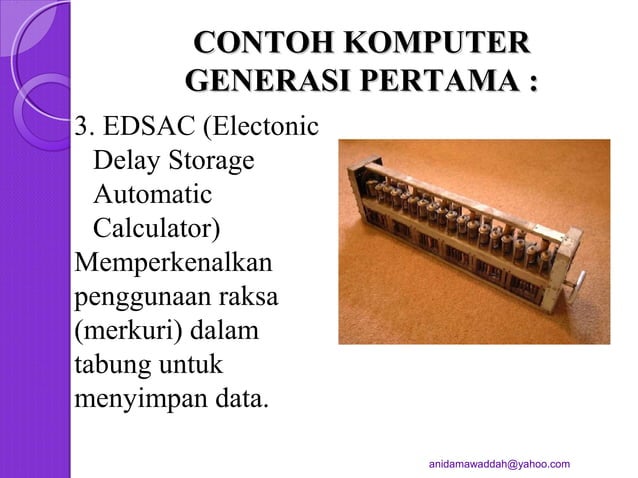 Sejarah Perkembangan Komputer | PPT