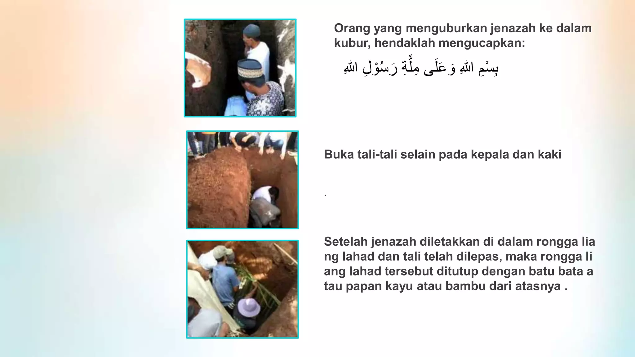 Bab Perawatan Jenazah: penguburan Jenazah (2) | PPTX