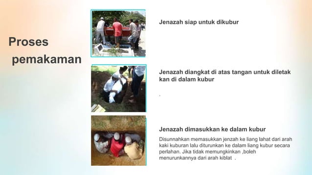 Bab Perawatan Jenazah: penguburan Jenazah (2) | PPTX