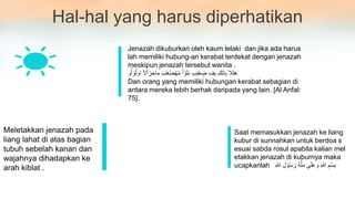 Bab Perawatan Jenazah: penguburan Jenazah (2) | PPTX
