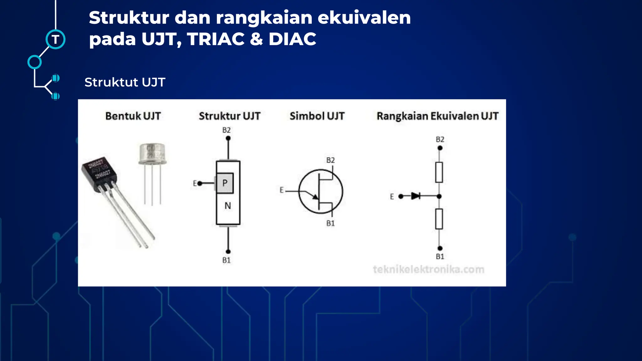 MATERI UJT, TRIAC DAN DIAC ELECTRICAL ENGENERING | PPTX