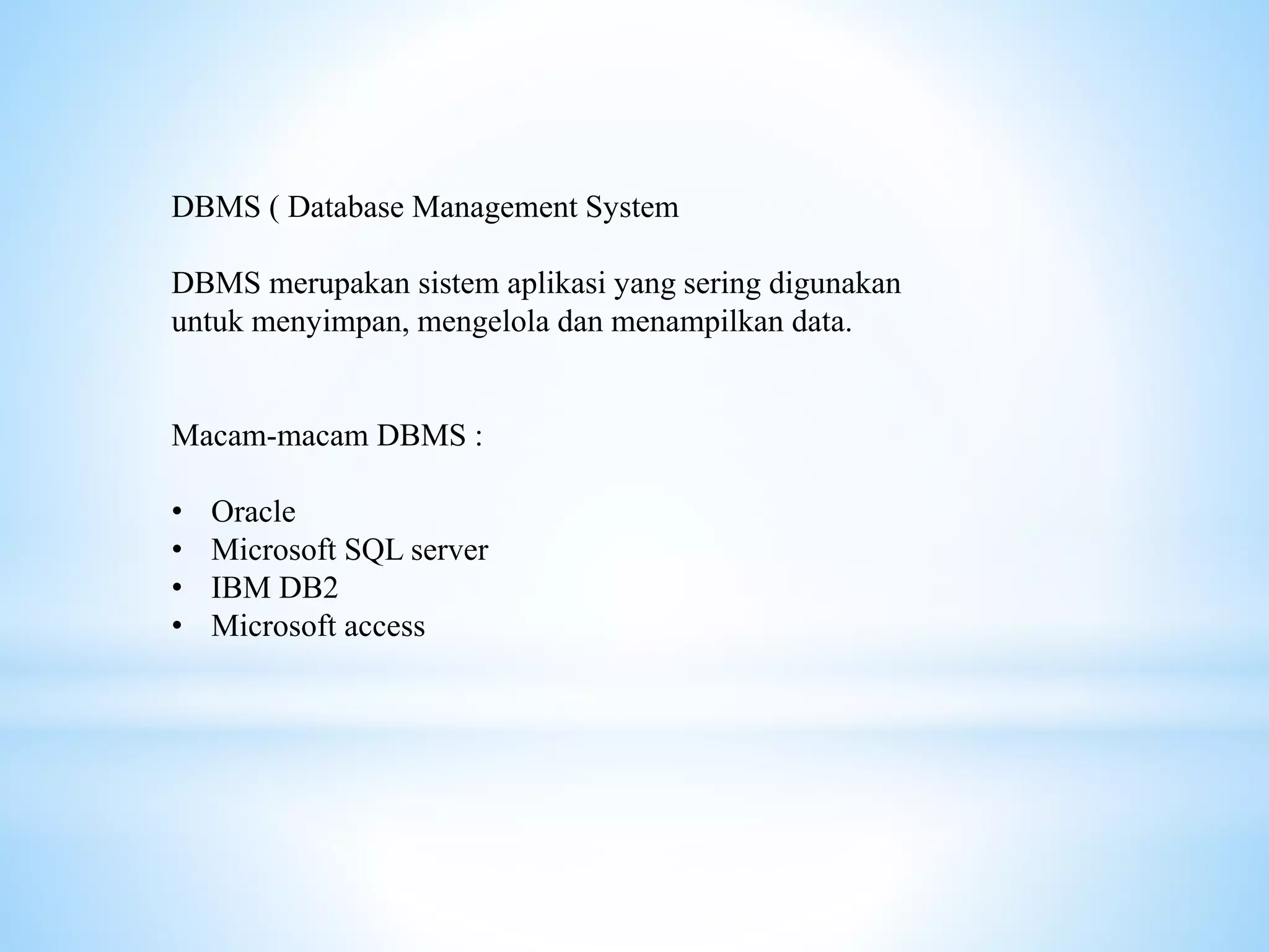 Rekayasa Perangkat Lunak Database | PPT