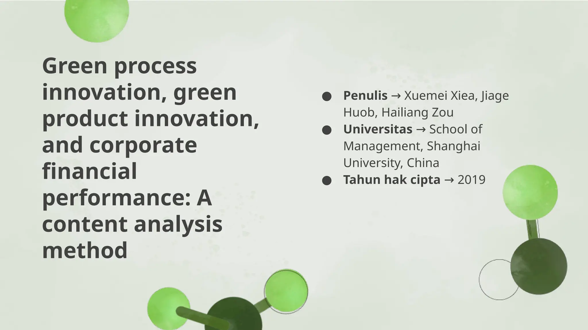 jurnal review of green process innovation | PPTX