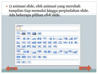 presentase powerpoint tentang animasi | PPTX