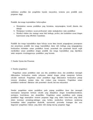 Tugas pak sumadi standar pendidikan nasional