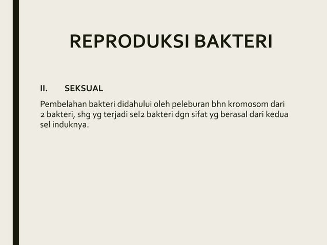 PPT Fisiologi Bakteri | PPTX