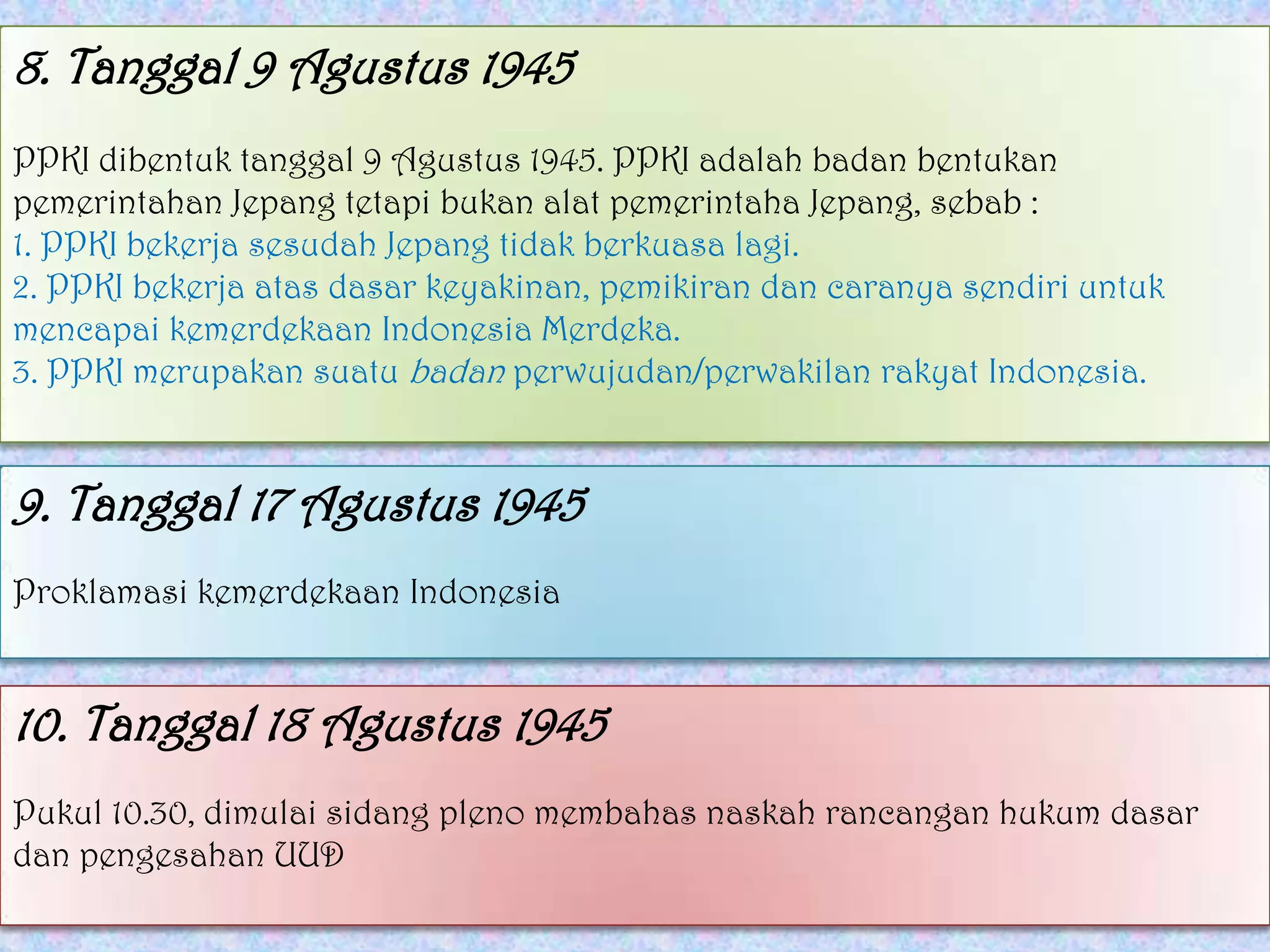 Tugas pancasila Proses Perumusan dan Pengesahan Pancasila | PPTX