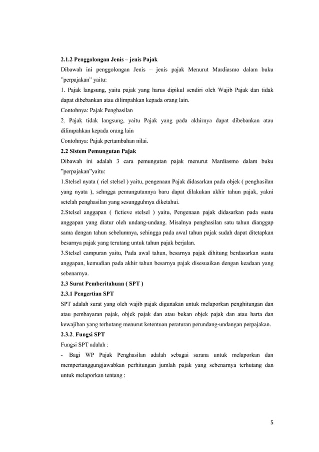 Tugas paper adm perpajakan | PDF