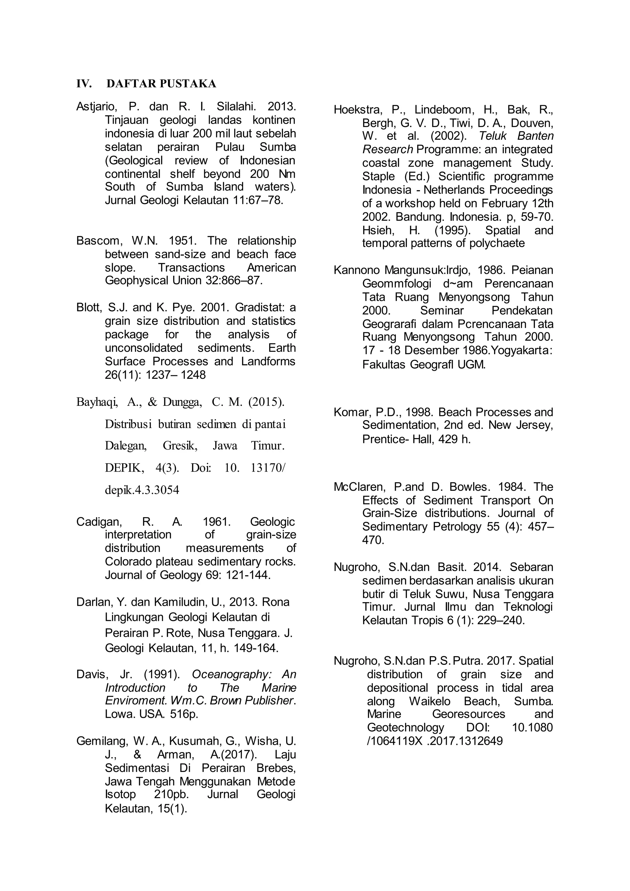 Paper Geologi Sedimentologi Laut 2 (Universitas Maritim Raja Ali Haji ...