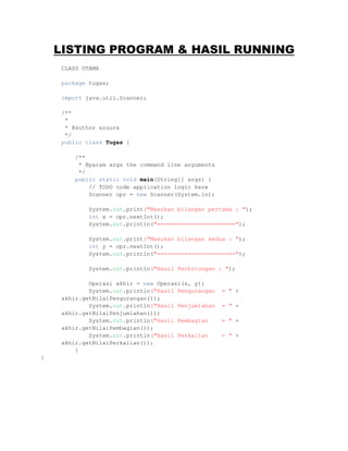 Java (Netbeans) - Class, Constructor, Object (Object Oriented ...
