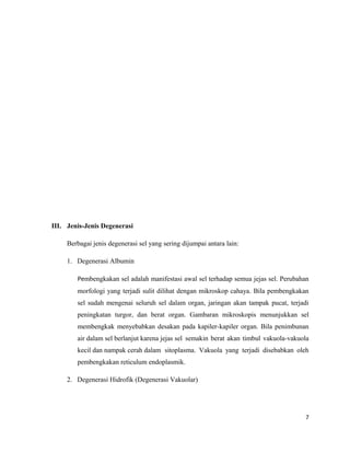Degenerasi dan Nekrosis | DOC