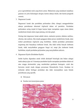 Degenerasi dan Nekrosis | DOC