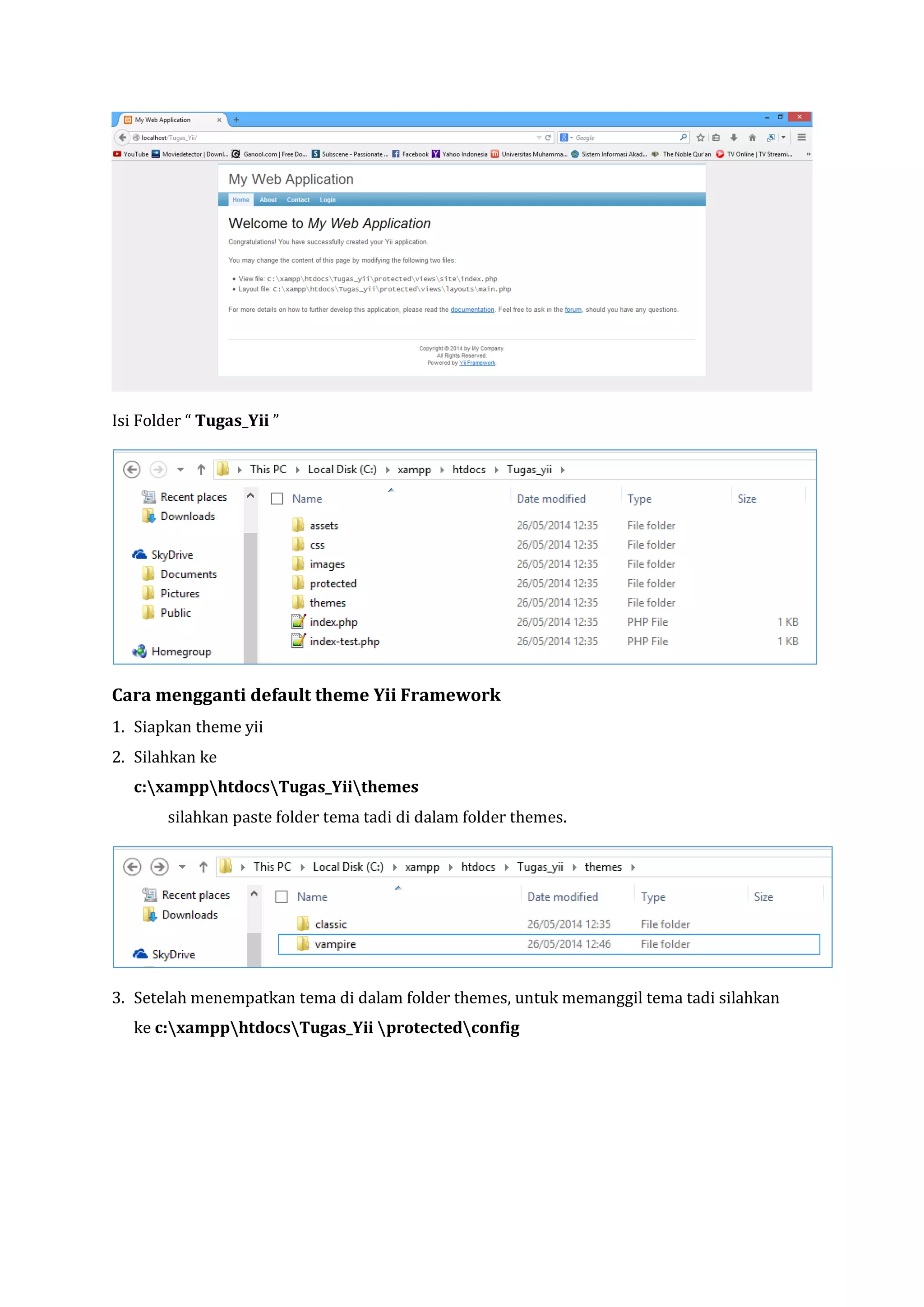 TUGAS_PBW_YIIFRAMEWORK | PDF