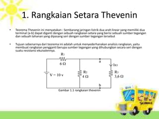 pembagi tegangan dan arus | PPTX