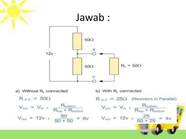pembagi tegangan dan arus | PPTX