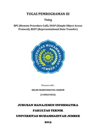 Tugas_pemrograman3_1100631026_Helmi_MH_ | PDF