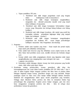 Tugas pend.ips sd | PDF