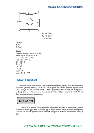 Tugas pengantar elektro teknik 4 ( modul) | PDF