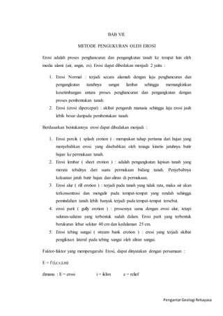 Geologi Rekayasa | DOCX