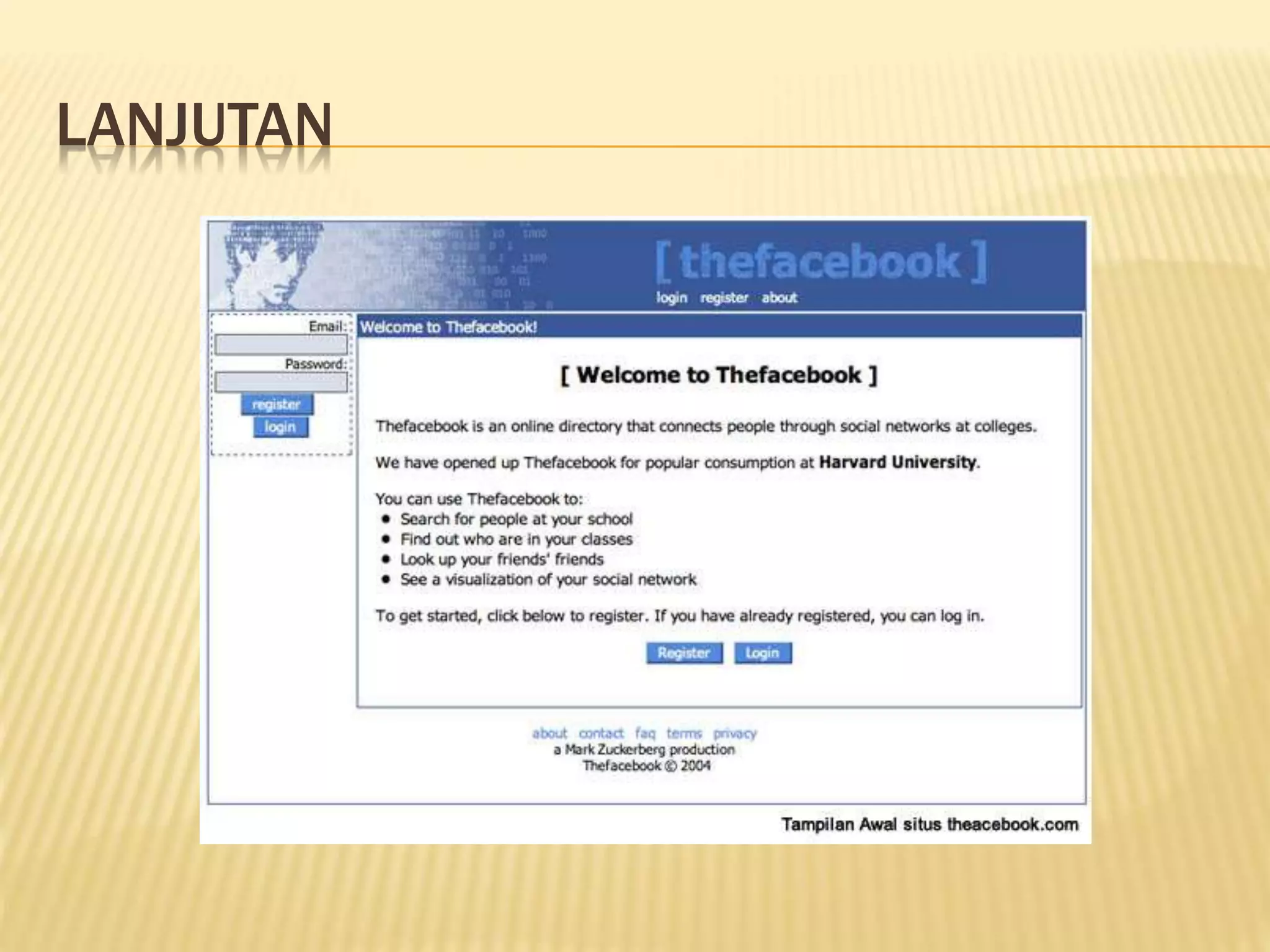 SEKILAS TENTANG FACEBOOK | PPTX