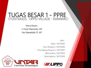 Tugas Pengantar Pengembangan Real Estate - Studi Kasus : Lippo Karawaci ...