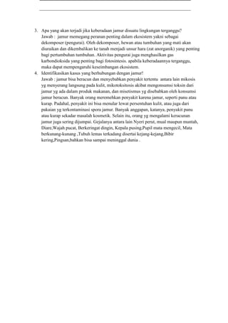 Tugas peranan jamur | DOCX