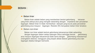 Tugas nilai non linear harmonisa | PPTX