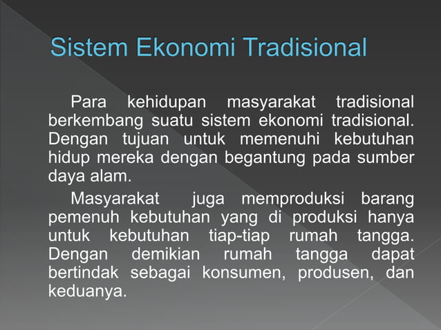 perekonomian indonesia sistem ekonomi indonesia | PPT