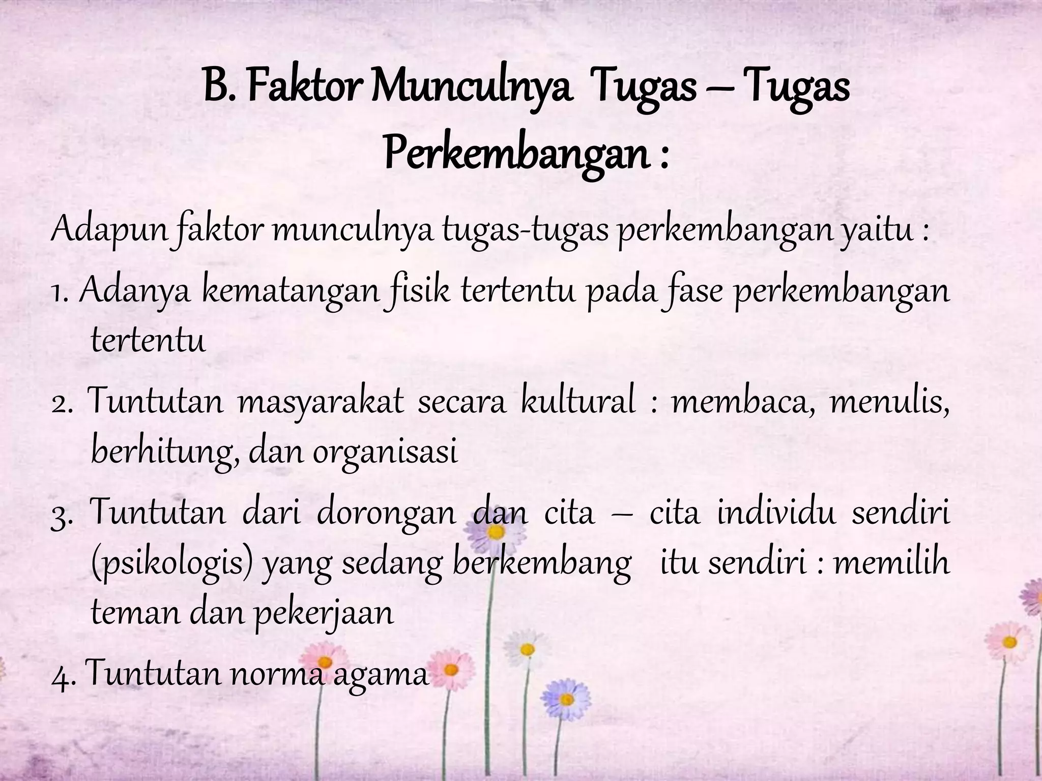 Tugas perkembangan remaja | PPTX
