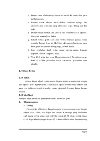 asuhan keperawatan ablasio retina | DOCX