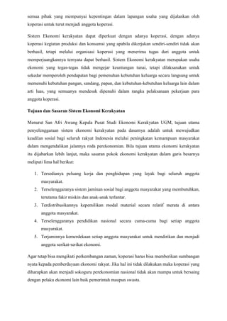SISTEM EKONOMI KERAKYATAN MELALUI WADAH GERAKAN KOPERASI INDONESIA | DOCX