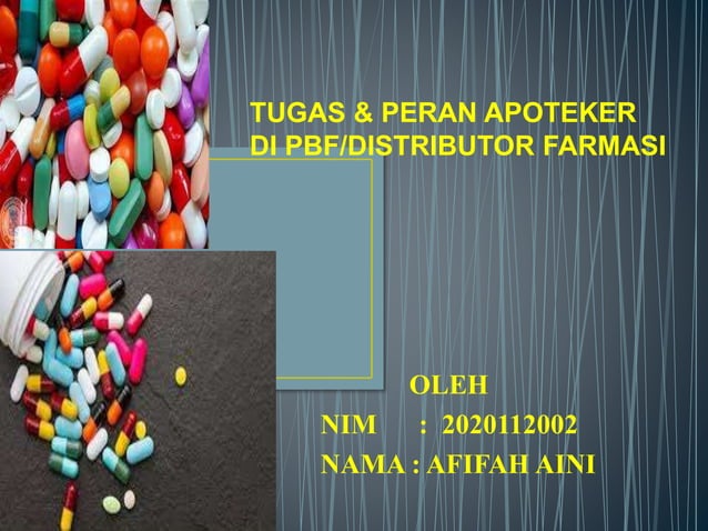 peran apoteker di industri farmasi peran apoteker di industri farmasi | PPT