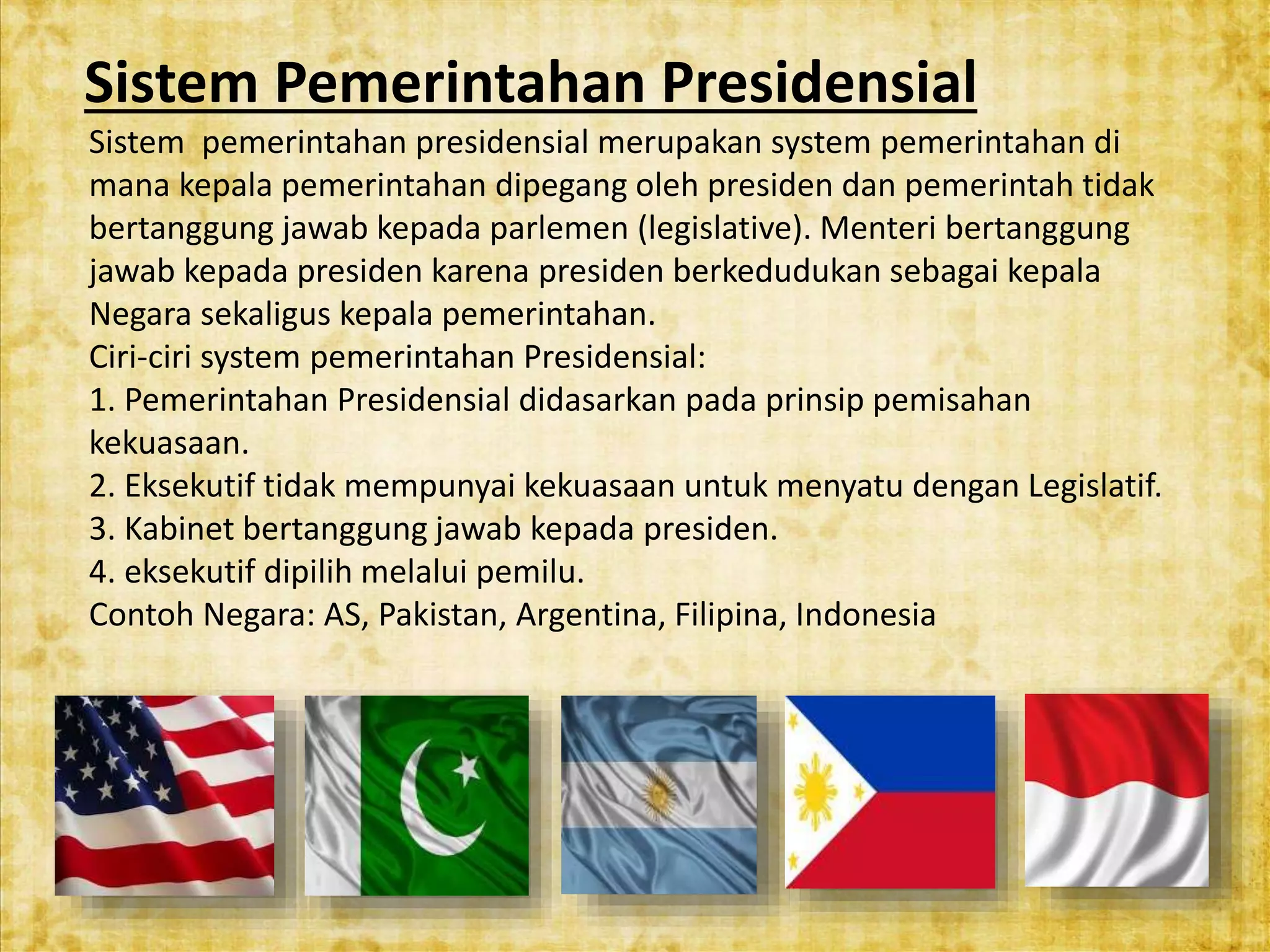 Tugas PKN - Sistem Pemerintahan | PPT
