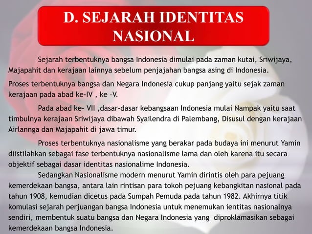 Identitas Nasional | PPTX