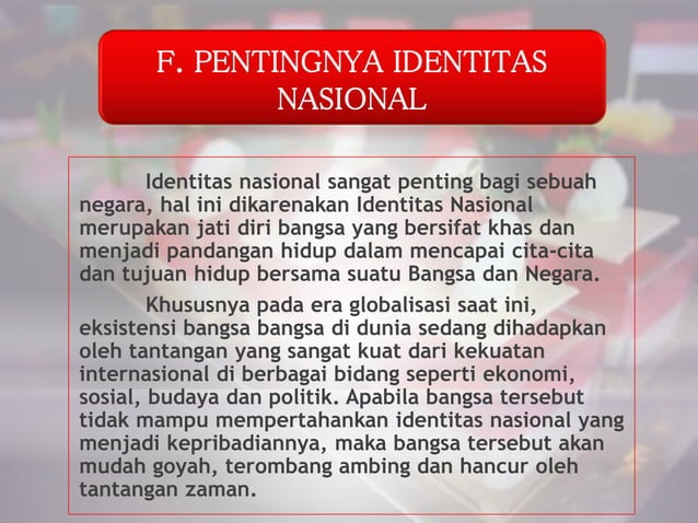 Identitas Nasional | PPTX