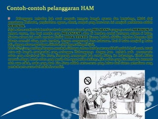 Pengertian ham beserta contohnya | PPTX