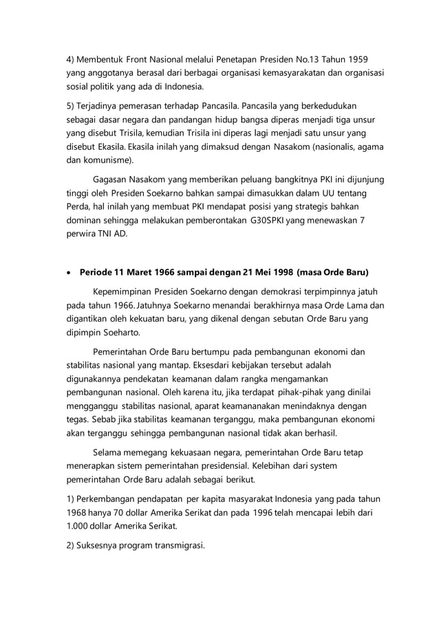 Dinamika / Proses Penyelenggaran NKRI | PDF