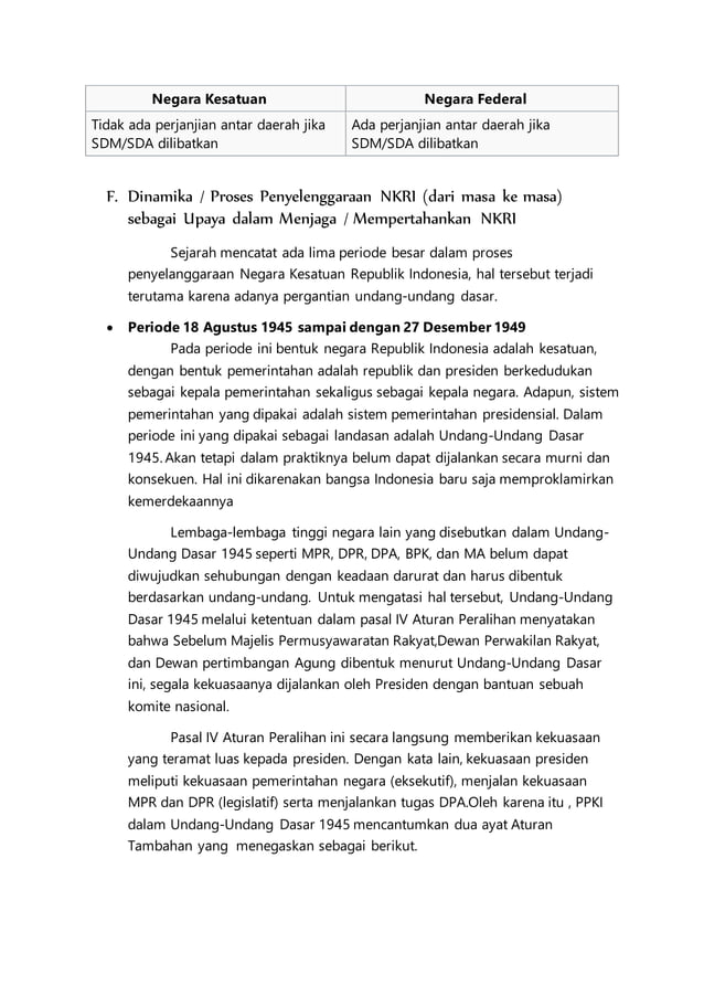 Dinamika / Proses Penyelenggaran NKRI | PDF